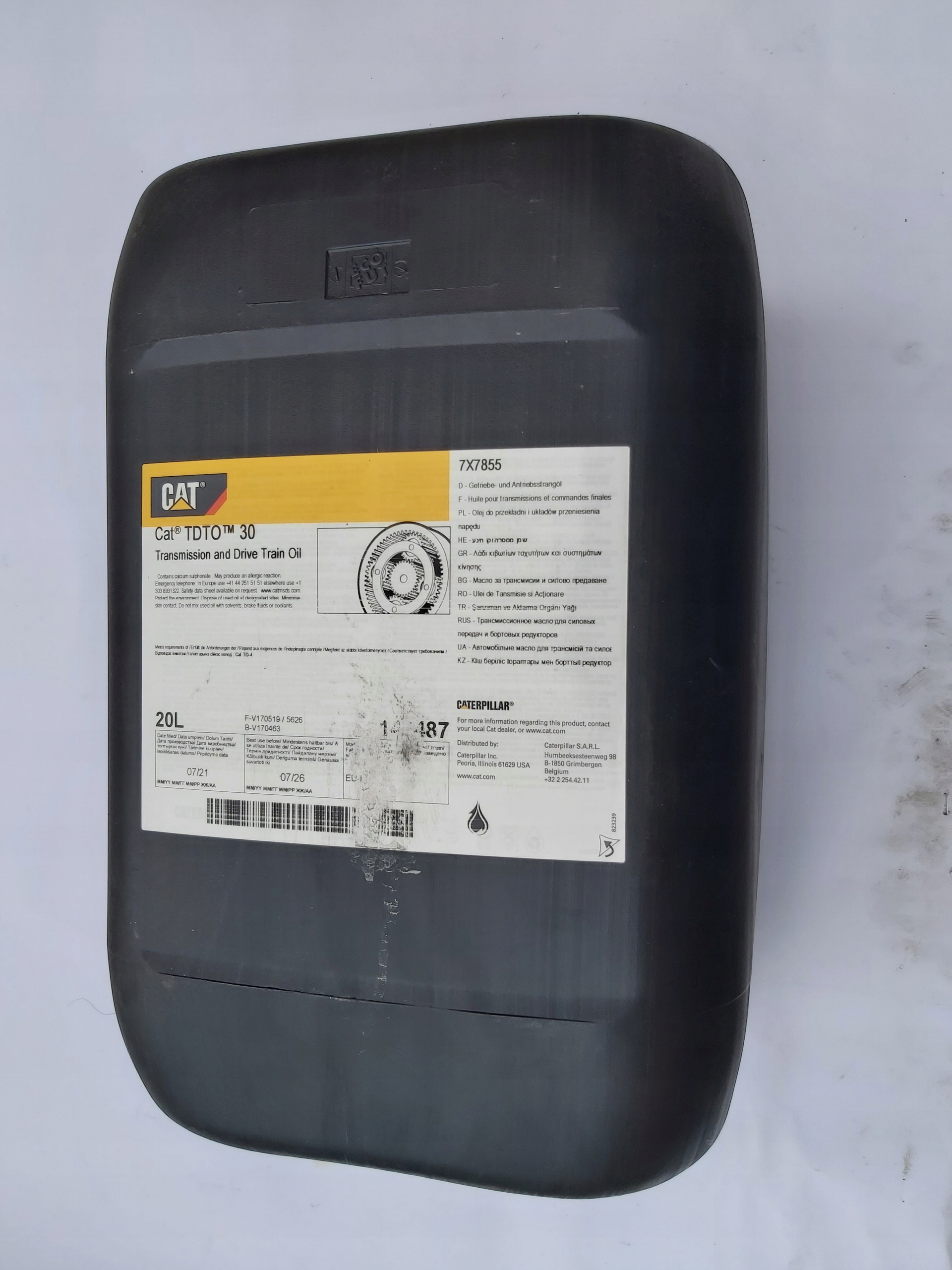 CAT OLEJ SKRZYNI BIEGÓW MOSTU SAE30 20L LUBLIN za 775.00PLN z Lublin ...