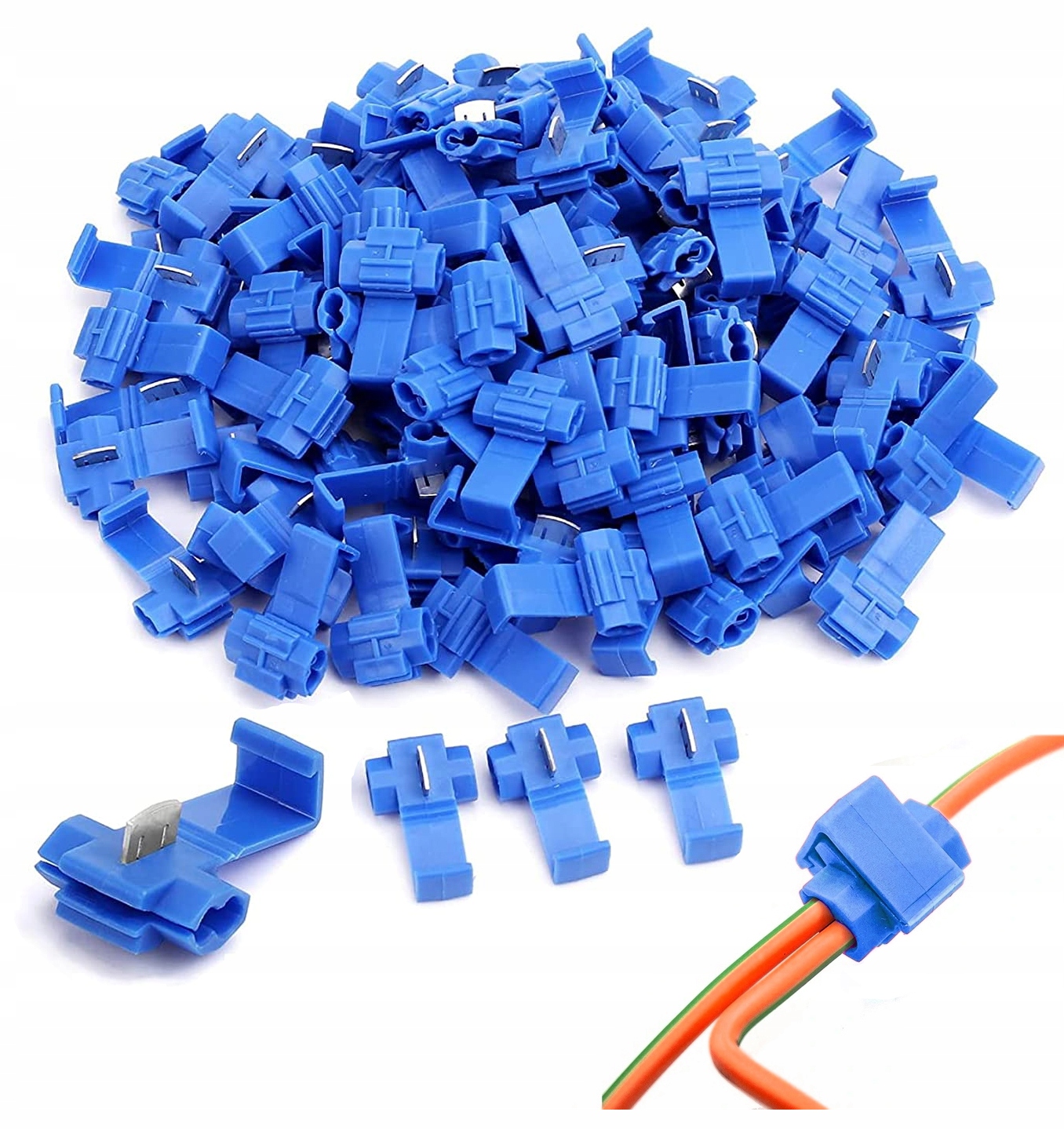 100 sztuk SZYBKOZŁĄCZKA ZŁĄCZKA KABEL DO KABLI PD80 za 29,99 zł z ...