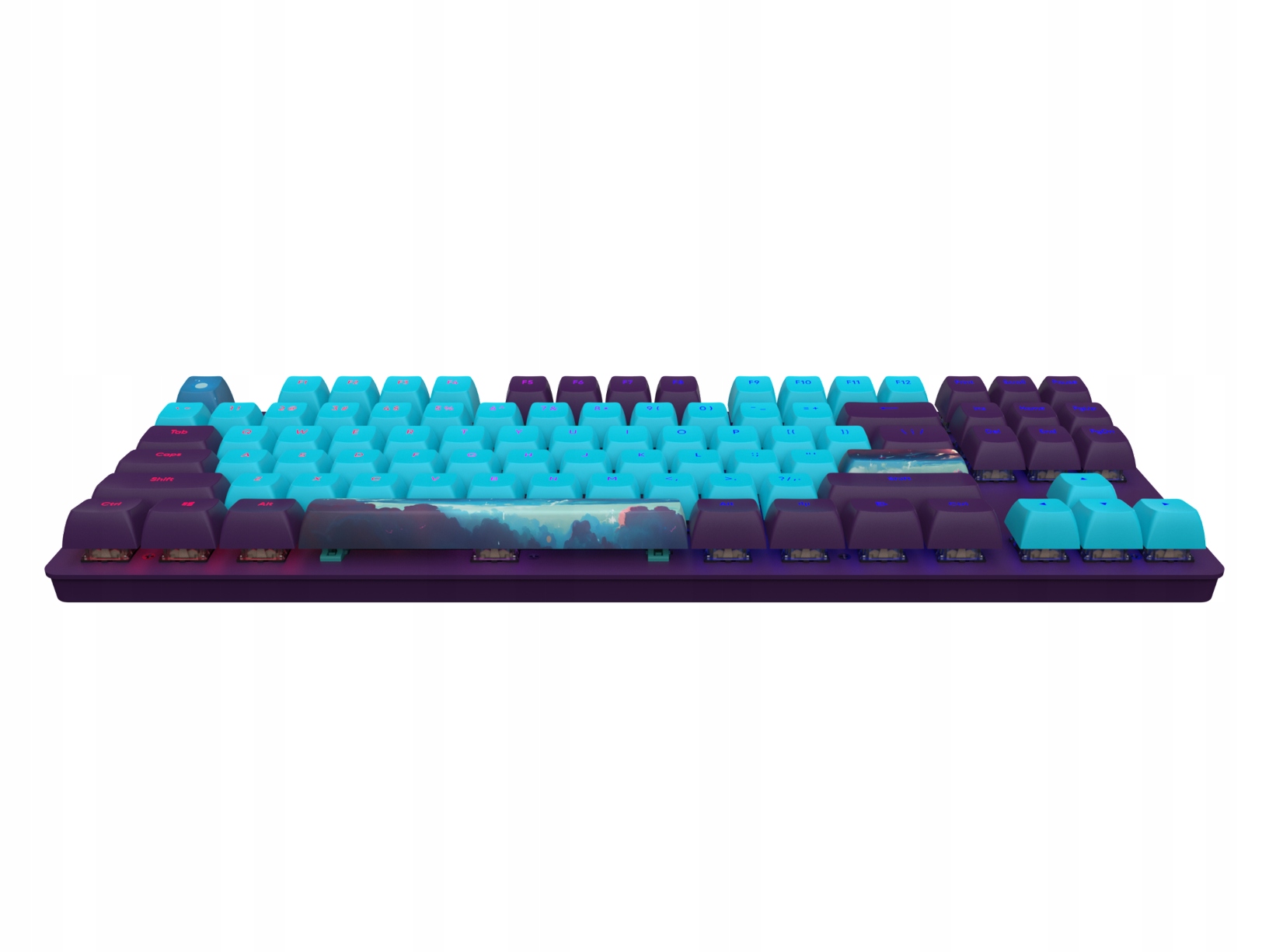 KLÁVESNICE DARK PROJECT DPO87 Night Sky G3MS Sapphire - Allegro