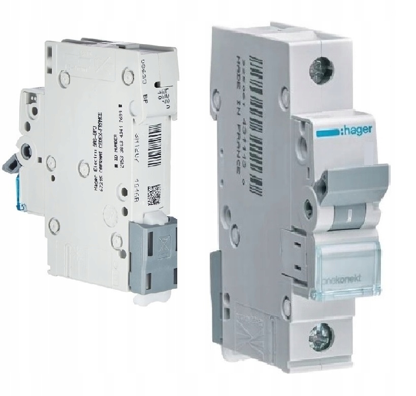 HAGER WYŁĄCZNIK NADPRĄDOWY 1P C 16A 6kA AC (5906702301733) • Cena, Opinie 13124503067 • Allegro