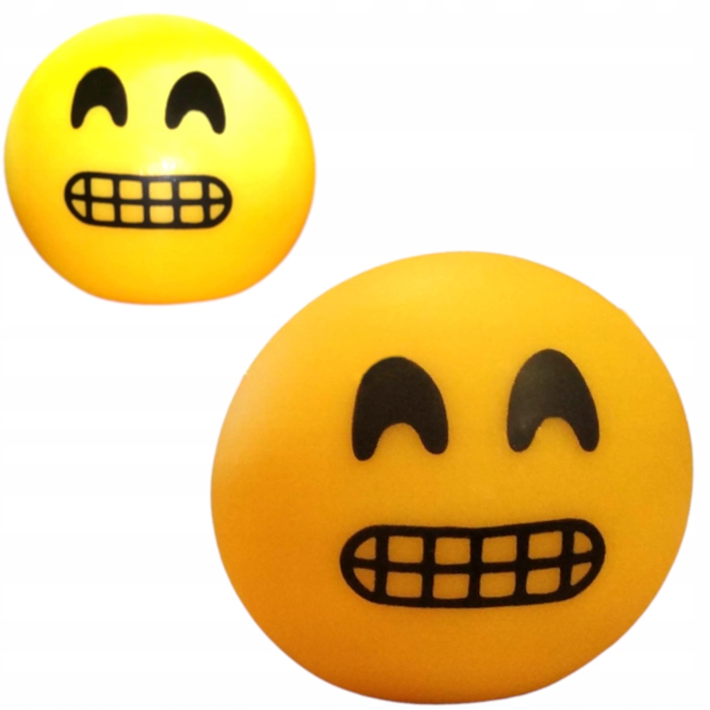 LAMPKA NOCNA DO SZAFY EMOTKA BUŹKA UŚMIECH ŚMIESZNA NA BIURKO ZABAWNA ...