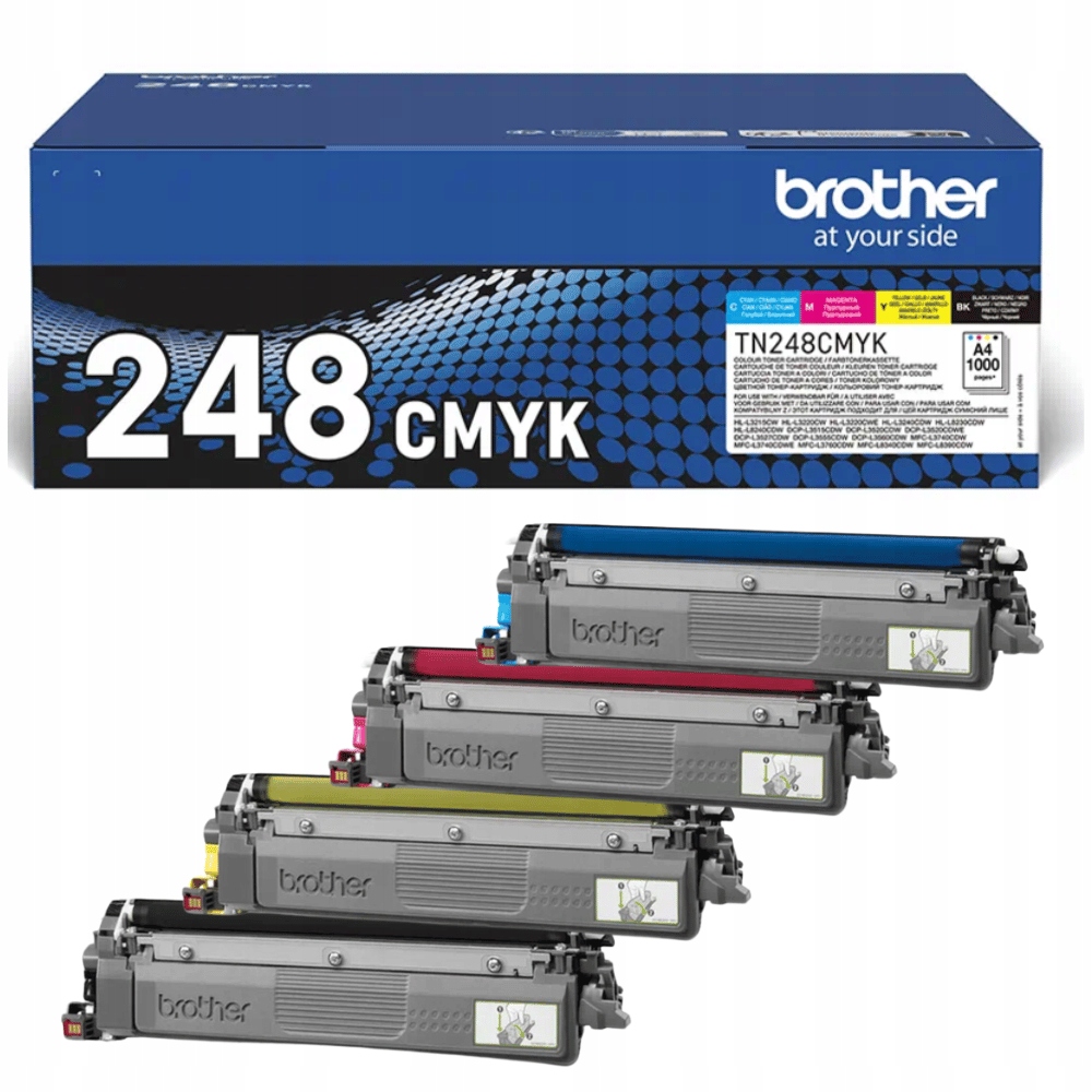 Toner Brother TN248VAL zestaw - Sklep, Opinie, Cena w Allegro