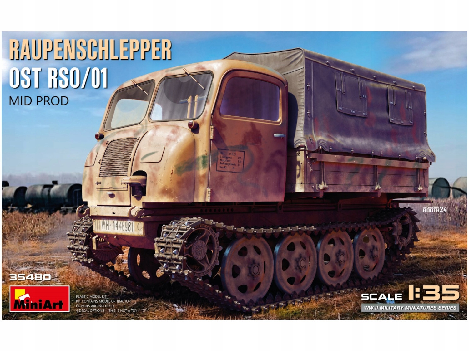 Ciągnik Steyr Raupenschlepper Ost RSO/01 Mid Production model 35480 ...