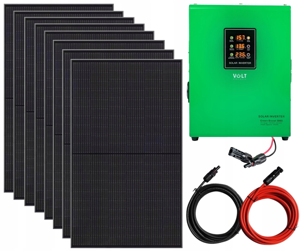 КОМПЛЕКТ ПАНЕЛИ СОЛНЕЧНЫХ БАТАРЕЙ ДЛЯ НАГРЕВА ВОДЫ MPPT 3000W купить на ...