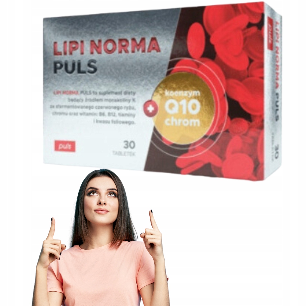 KOENZYM Q10 suplement diety ekstrakt z czerwonego ryżu Lipi Norma Puls ... KOENZYM Q10 suplement diety ekstrakt z czerwonego ryżu Lipi Norma Puls ...