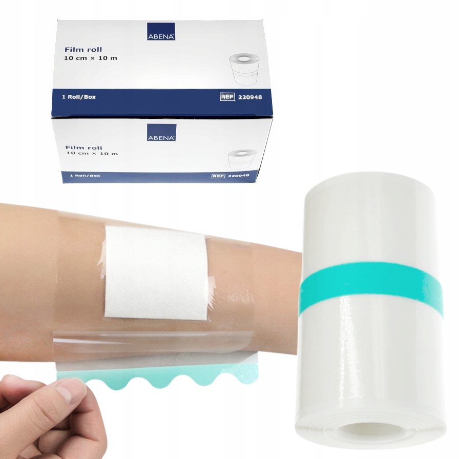 FILM ROLL TAŚMA FOLIA OPATRUNKOWA NA TATUAŻE SECOND SKIN 10cm x 10m (3090291386591) • Cena ...