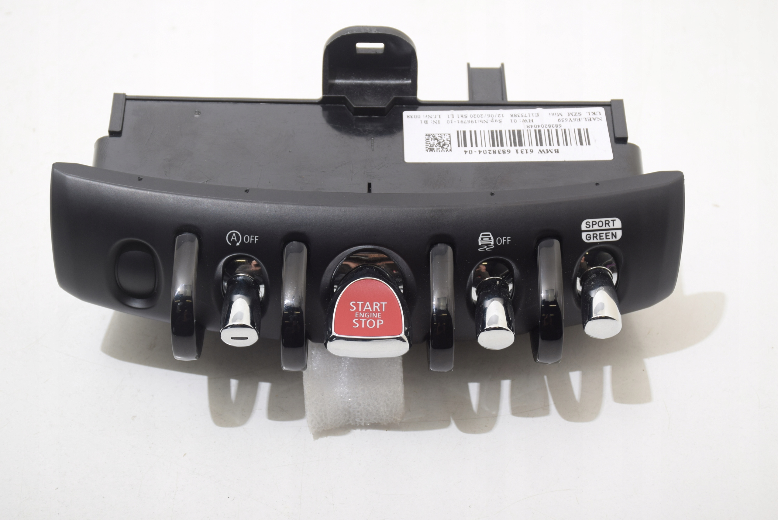 MINI F57 F55 F56 WŁĄCZNIK PRZEŁĄCZNIK PANEL OBSŁUGI START STOP SPORT ...