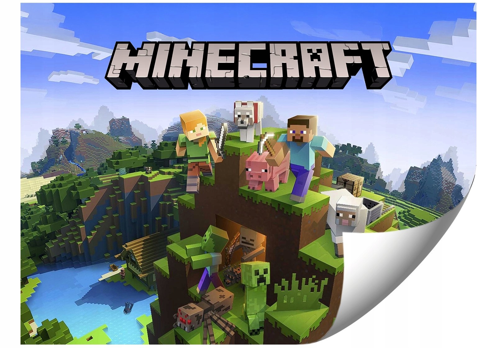 Tapeta Minecraft - Tapety na ścianę, klasyczne i nowoczesne wzory ...