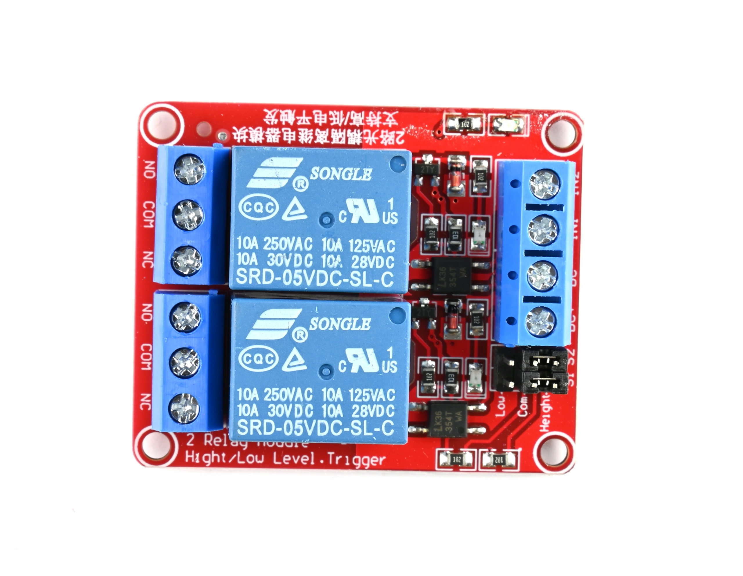 Moduł Przekaźnik 2-kanałowy Arduino - Niska cena na Allegro