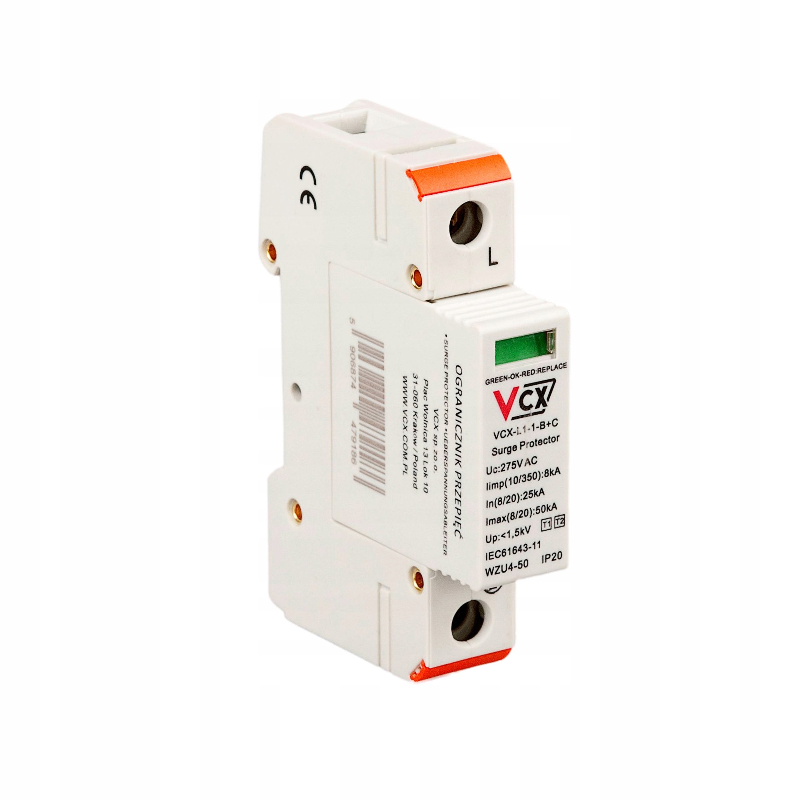 Ogranicznik przepięć VCX 275 V IP20 0 A (5901122680635) • Cena, Opinie ...