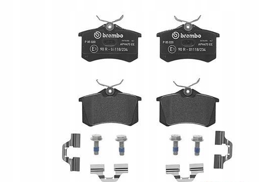 KLOCKI HAMULCOWE BREMBO TYŁ DO AUDI A3 8P 8L A1 A4 B5 B6 B7 A6 C5 A8 D2 ... KLOCKI HAMULCOWE BREMBO TYŁ DO AUDI A3 8P 8L A1 A4 B5 B6 B7 A6 C5 A8 D2 ...
