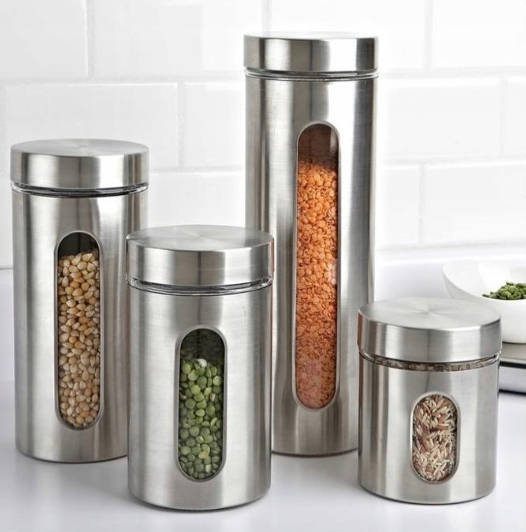 Pojemniki Kuchenne 3 Tgl. GOLD Y020 • Cena, Opinie • Pojemniki ...