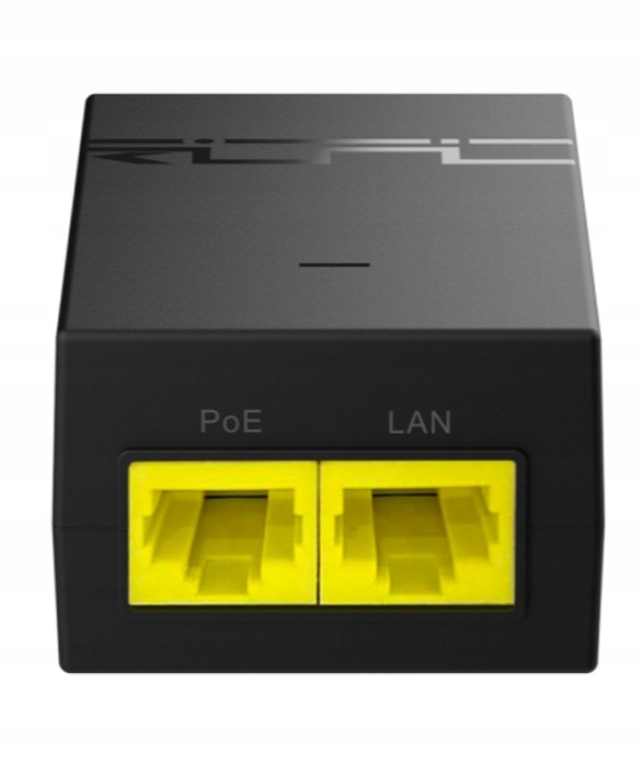 PoE injector, 2 porty, 2xGbit, 1xPoE, 15,6W, 52V, REYEE, RUIJIE RG-POE ...
