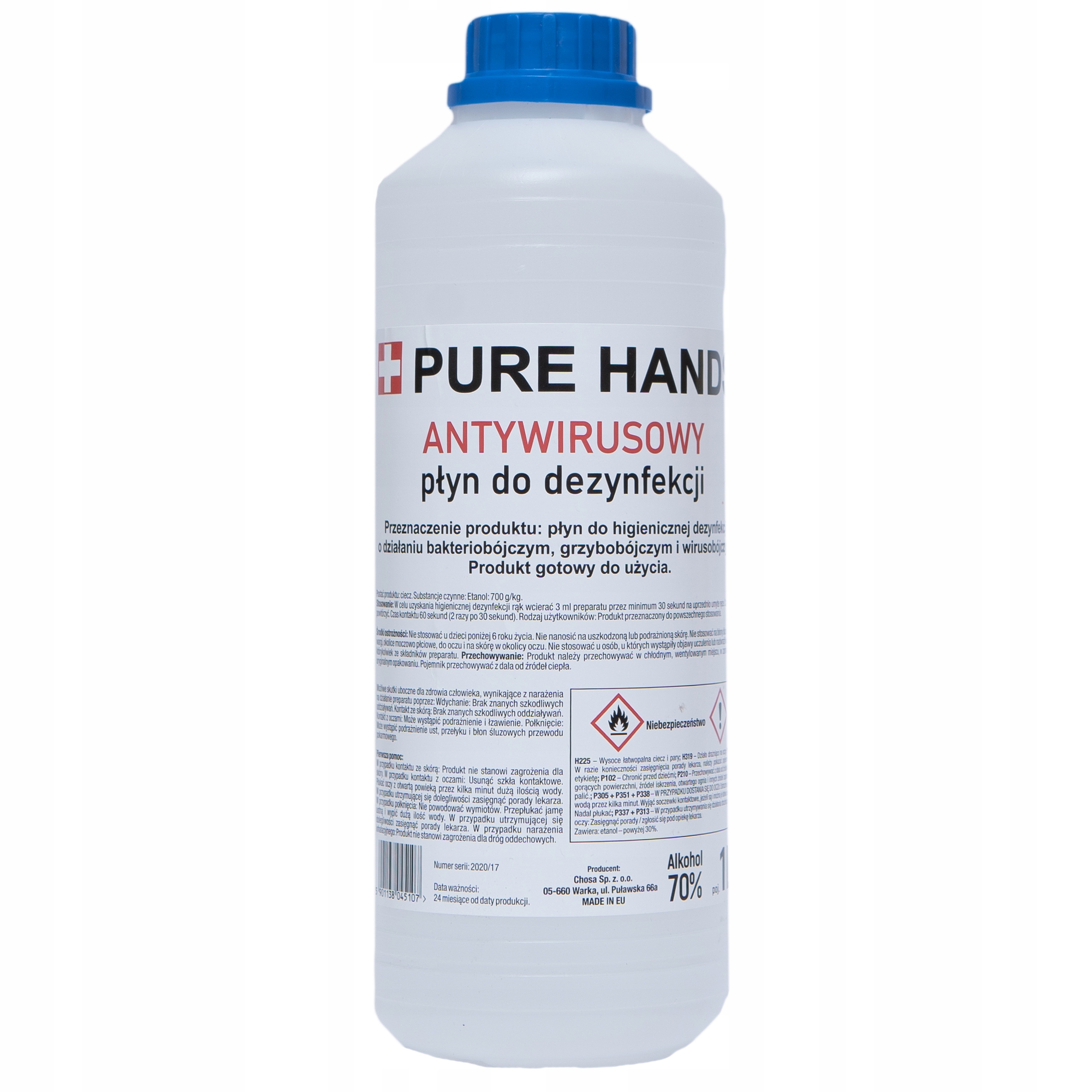 Dezinfekční přípravek Pure Hands 1 l - Allegro