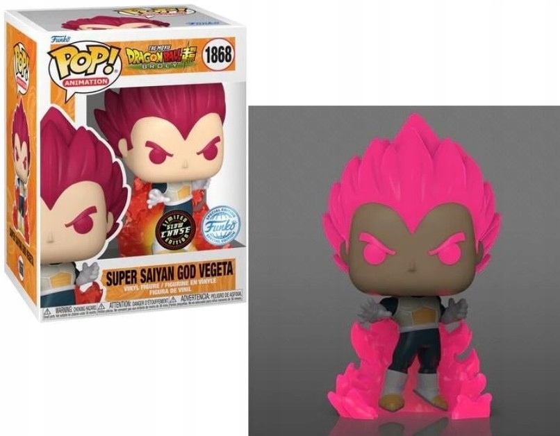 Funko POP! DBS BROLY Animation 1868 SSG Vegeta (GW) Chase Dragon ball 17379982025 - Sklepy ...