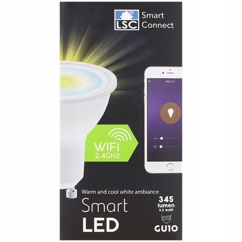 ŻARÓWKA LSC SMART CONNECT GU10 (970703) • Cena, Opinie • Źródła światła ...