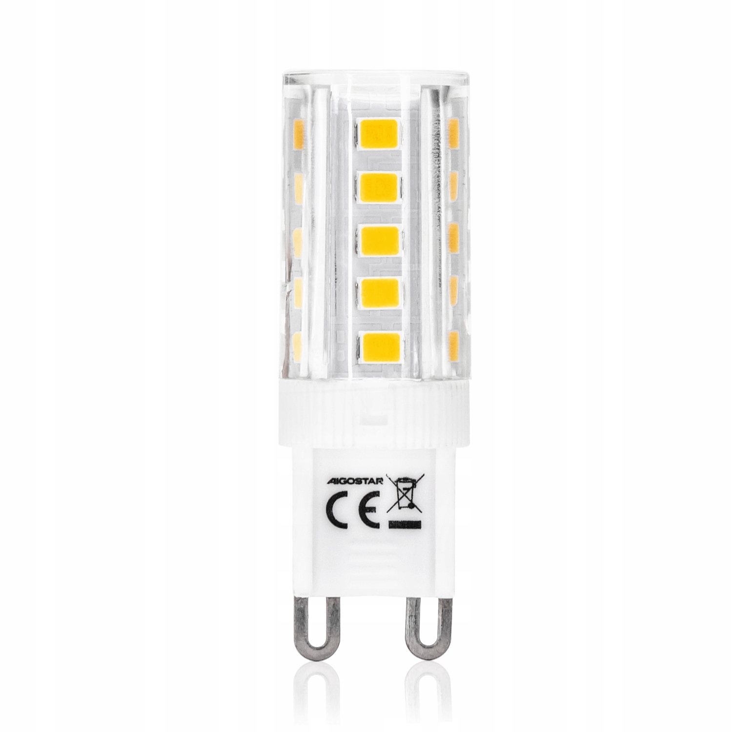 Żarówka G9 LED kapsułka 3,5W mała CORN kukurydza 350Lm ciepła biała ... Żarówka G9 LED kapsułka 3,5W mała CORN kukurydza 350Lm ciepła biała ...