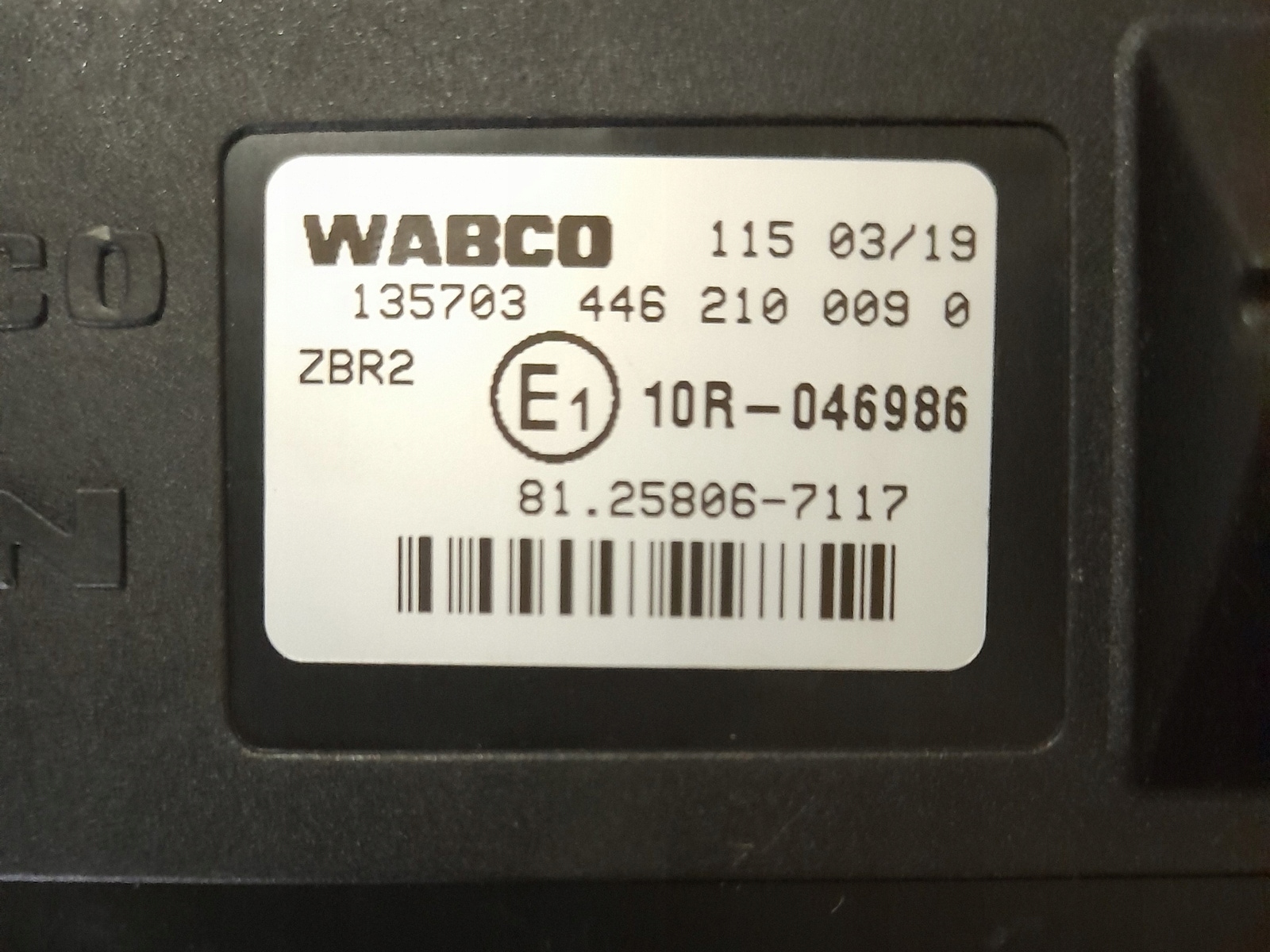 Sterownik komputer ZBR MAN TGX TGS 81.25806-7117 za 4305.00PLN z ...