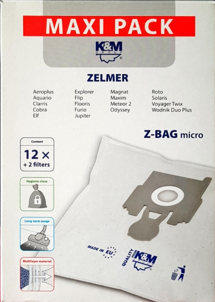 Worek do odkurzacza syntetyczny Z-Bag Micro (12 sztuk) 12 szt. - Sklep ...