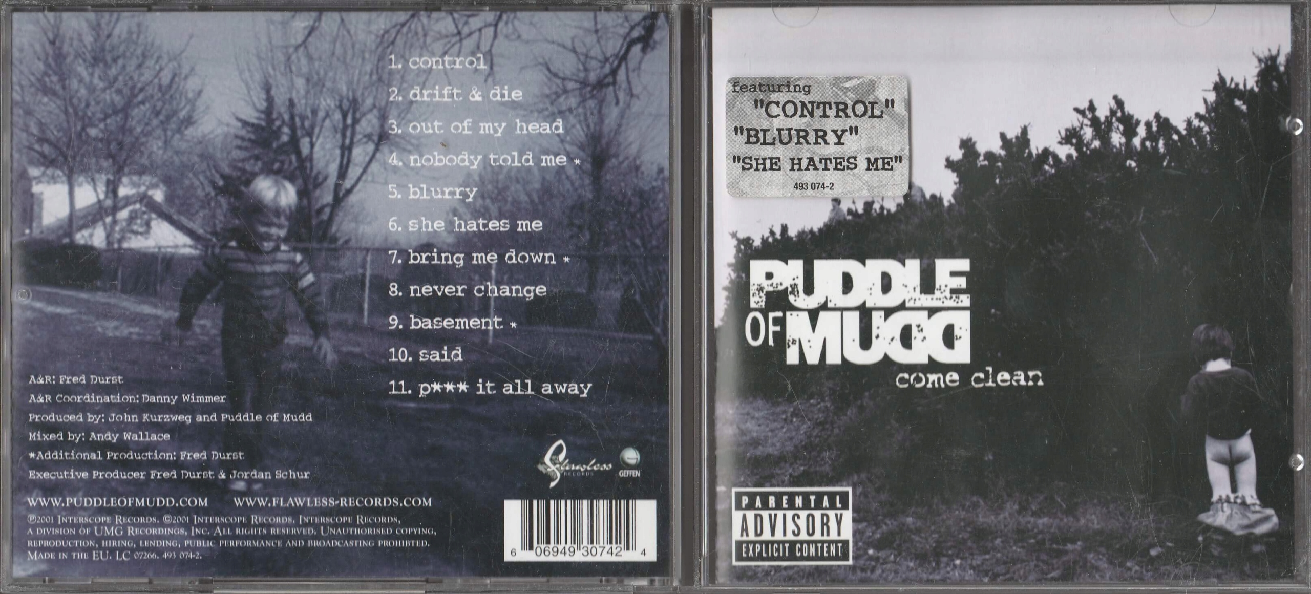 Płyta CD Puddle Of Mudd - Come Clean I Wydanie ...