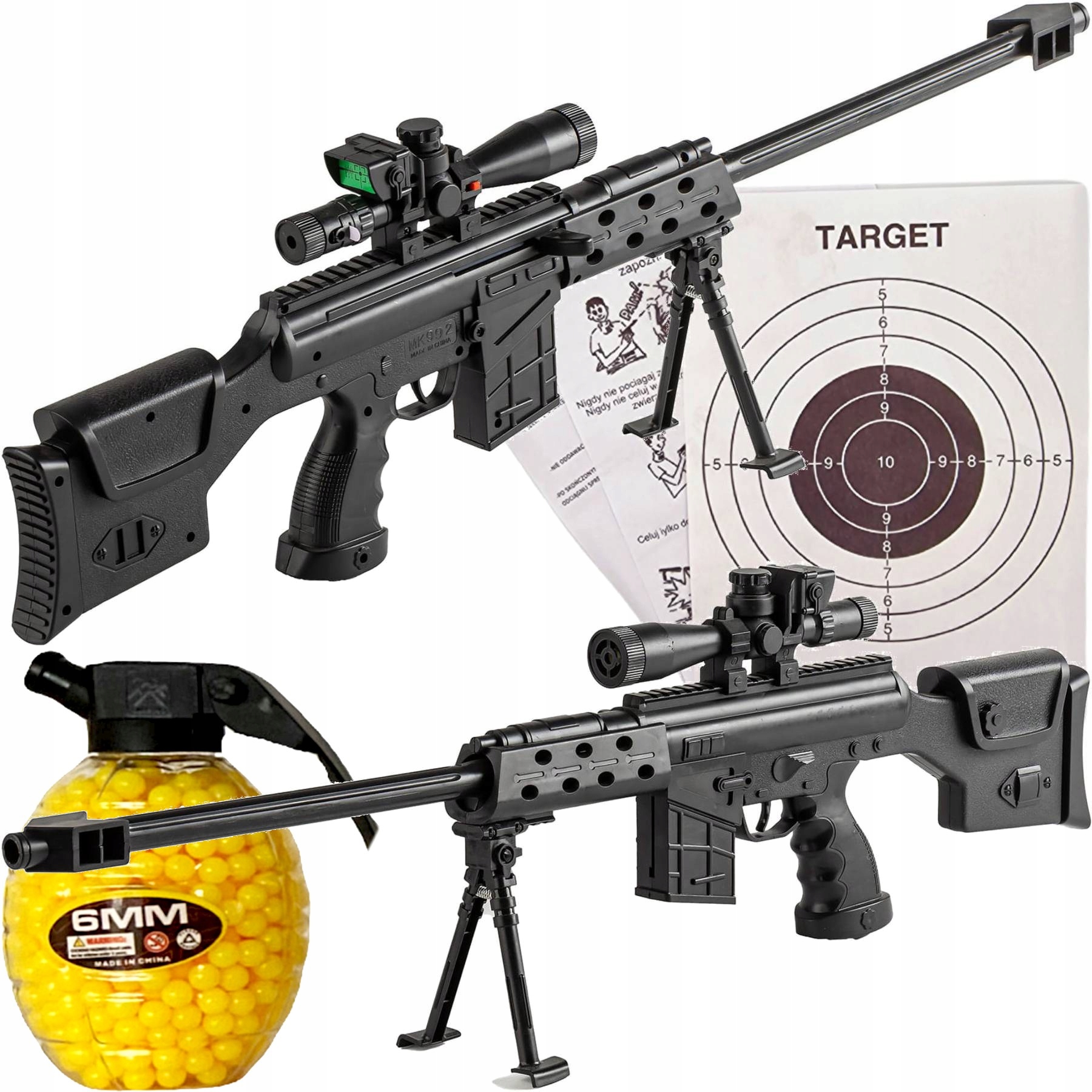 KARABIN PISTOLET NA KULKI REPLIKA BRONI ZABAWKA 13325671316 - Allegro.pl