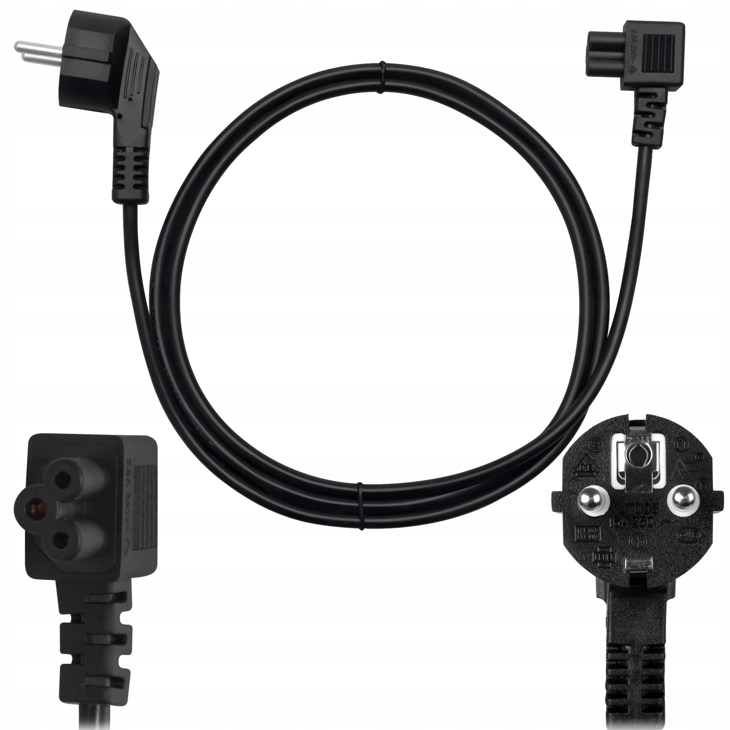 KABEL PRZEWÓD ZASILAJĄCY SIECIOWY KONICZYNKA DO LAPTOPA ZASILACZ C5 1,5m - Sklep, Opinie, Cena w ...