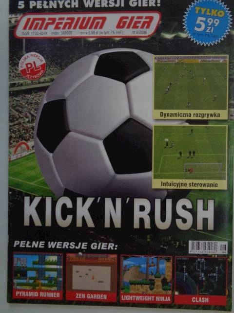 Kick'n'rush - Stan: używany 9,99 zł - Sklepy, Opinie, Ceny w Allegro.pl
