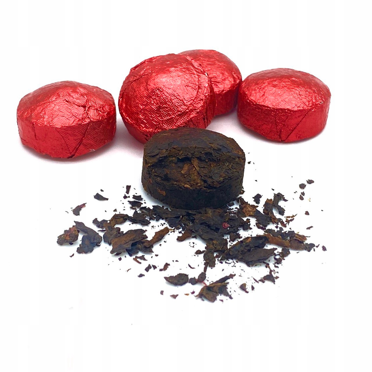 Čaj PU-ERH TUO CHA ROSE 48ks červený lisovaný růžový puerh YUNNAN za ...
