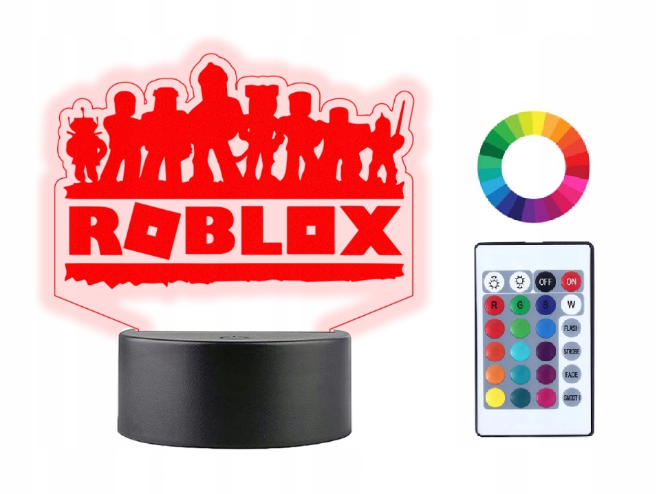 Lampka Nocna Z Imieniem Roblox Led 3D Grawer - Plexido | Sklep EMPIK.COM