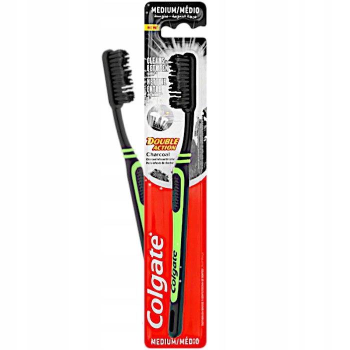 COLGATE SZCZOTECZKA DOUBLE ACTION CHARACOAL MEDIUM (8718951412057 ...