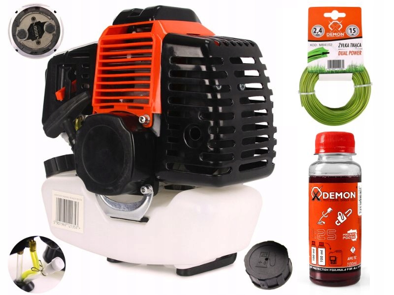 SILNIK DO kosy SPALINOWEJ demon NAC WYKASZARKA 6KM podkaszarki OLEJ ŻYŁKA (6911936606867) • Cena ...