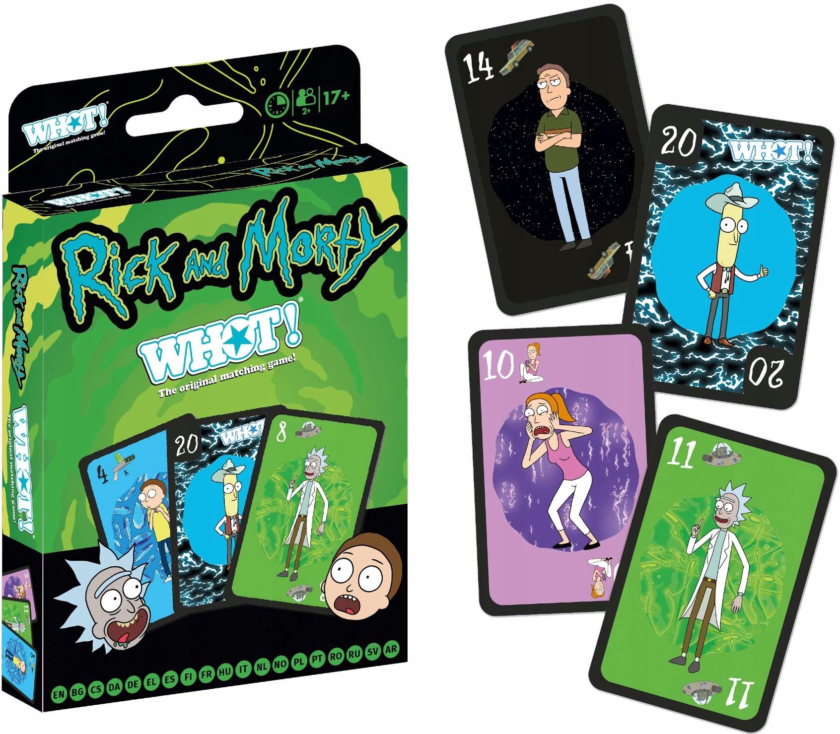 WHOT! RICK I MORTY KARTY MAKAO GRA IMPREZOWA - Stan: Nowy 26.90PLN ...
