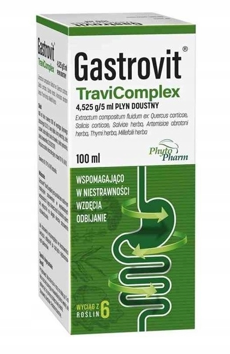Gastrovit TraviComplex 100 ml płyn dawniej Enterosol (5909990009435 ...