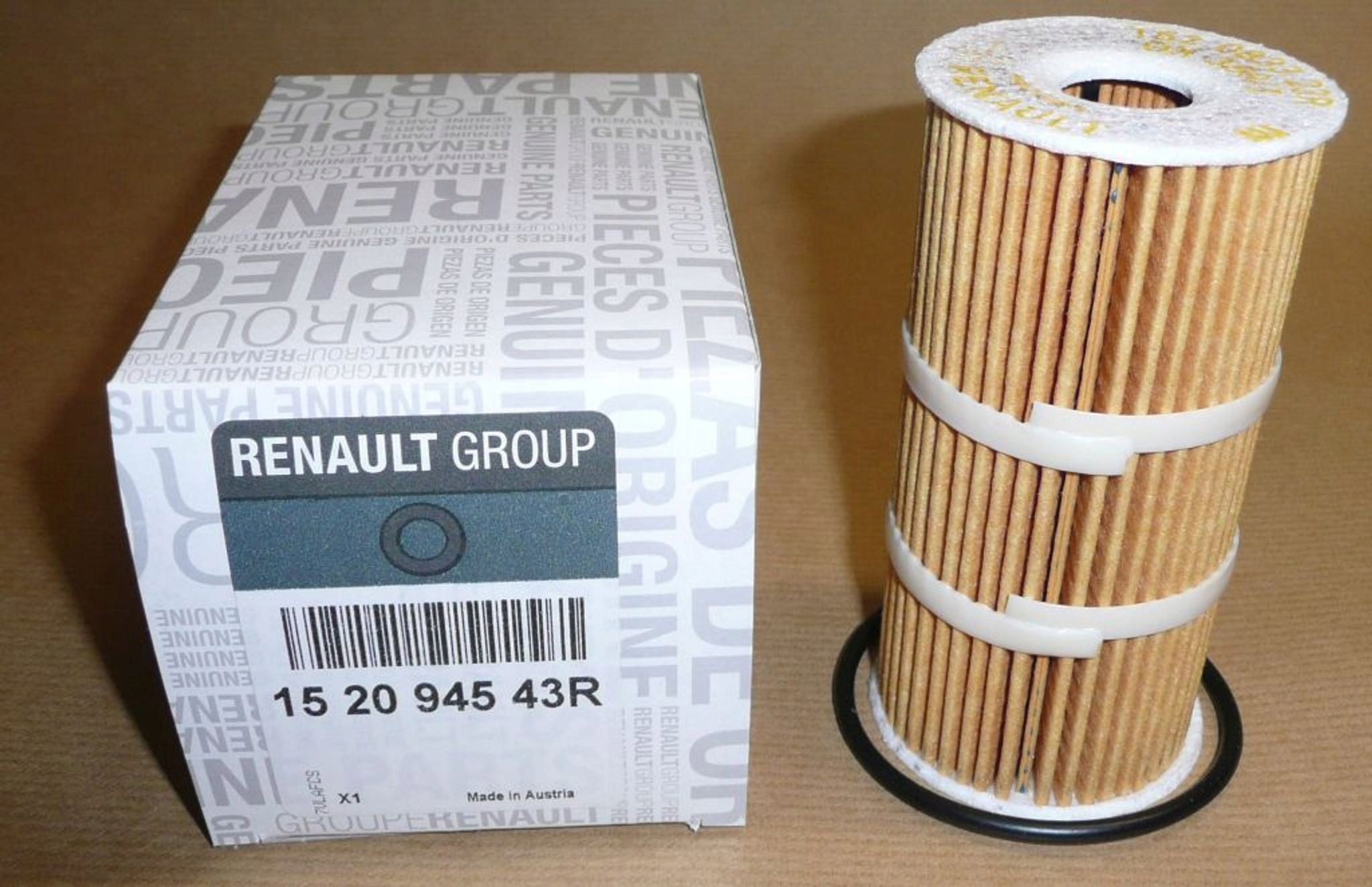 Renault OE 152094543R filtr oleju • Cena, Opinie - Allegro