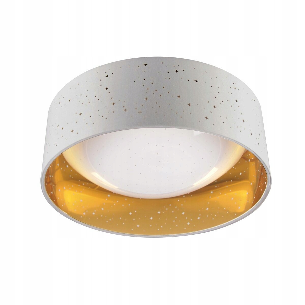 Lampa Sufitowa LED 18W Plafon Oprawa Biało Złota (5902846017721) • Cena ...