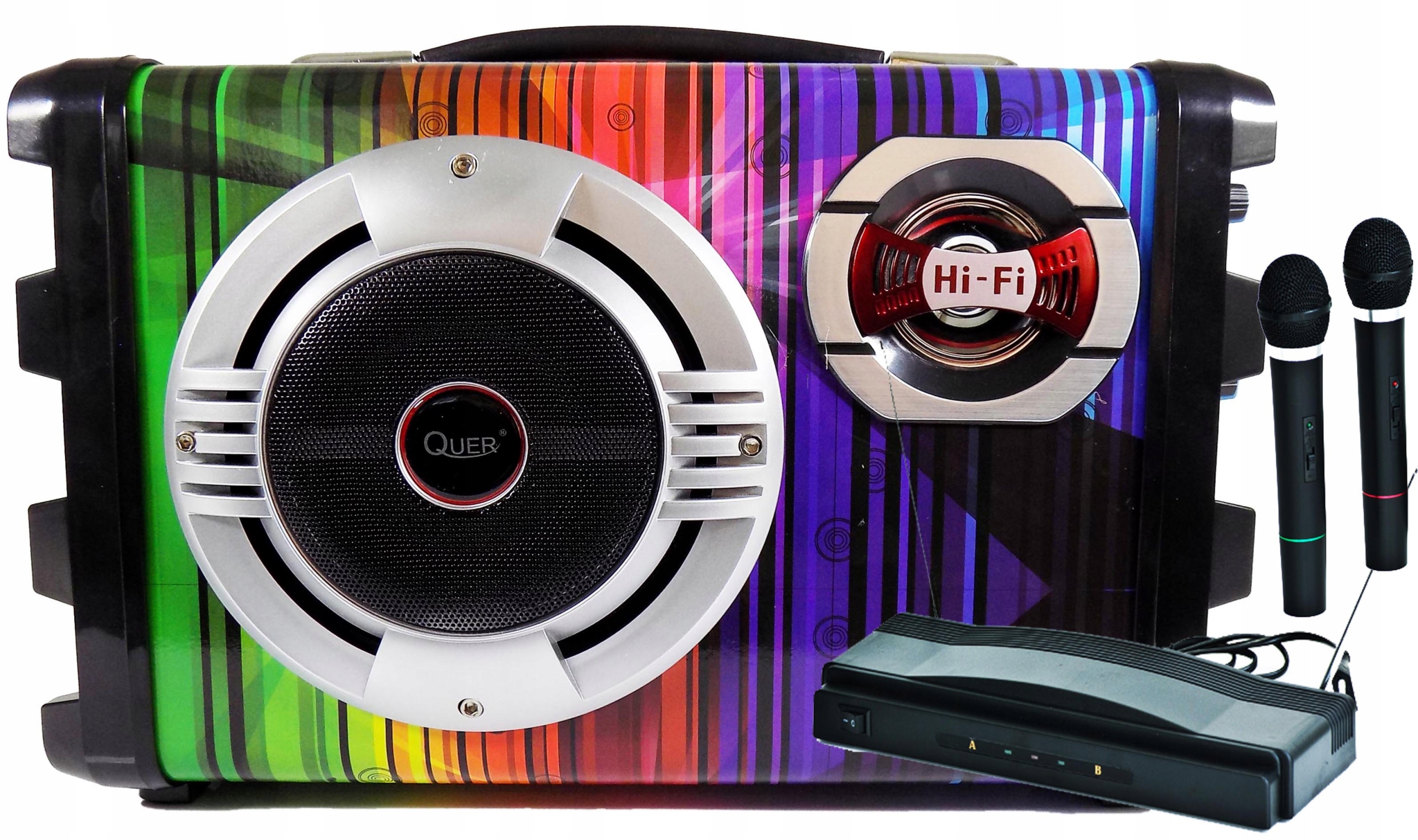 Zestaw do karaoke Rebel KOM0836 20 W czarny - Sklep, Opinie, Cena w Allegro