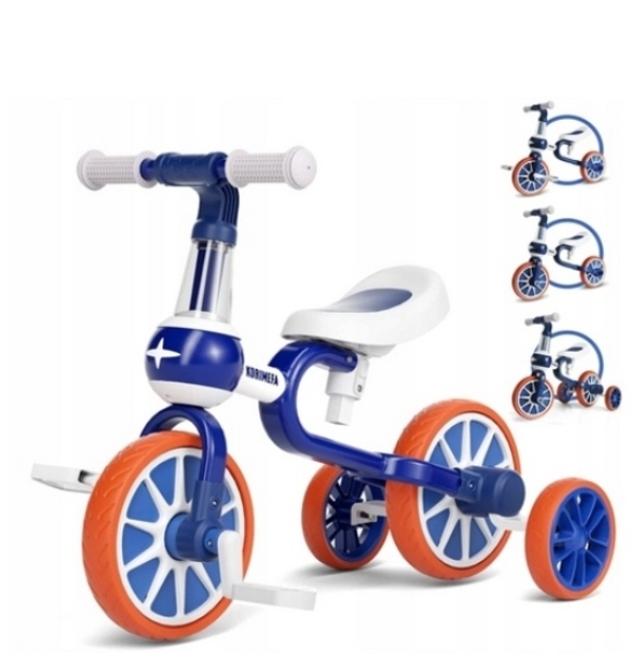 Rower trójkołowy Korimefa 2-4 Niebieski - porównaj ceny - Allegro.pl