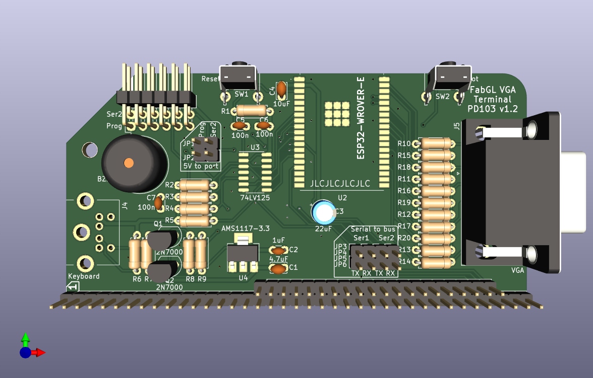 RC-fabgl terminal ESP32-WROVER-E zestaw do montażu - Sklep, Opinie ...