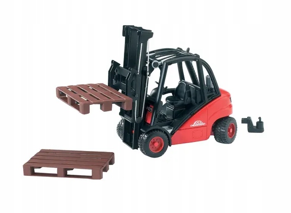 BRUDER Linde H30D targonca 2 raklappal 1:16 - Allegro