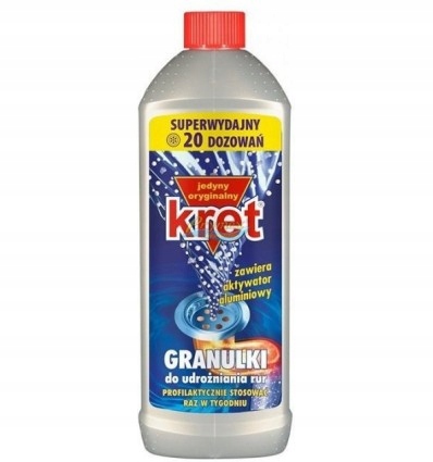 Kret granulki do udrożniania rur 800g (5900931024685) • Cena, Opinie ...