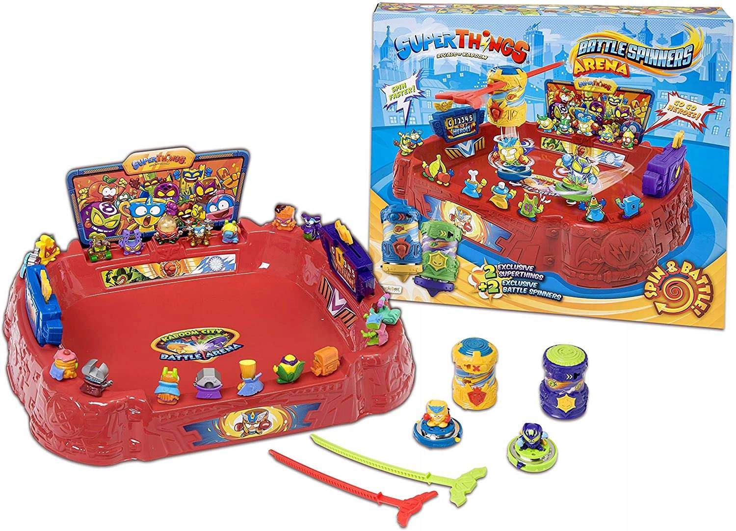 SUPER THINGS BATTLE SPINNERS ARENA BITEWNA SPINERY (8431618015391) • Cena, Opinie • Figurki ...