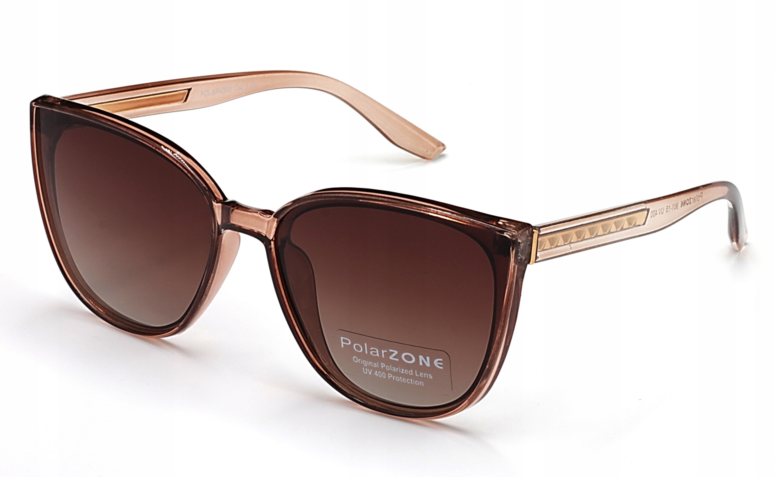 OKULARY PRZECIWSŁONECZNE DAMSKIE POLARYZACYJNE UV 13826486721 - Allegro.pl