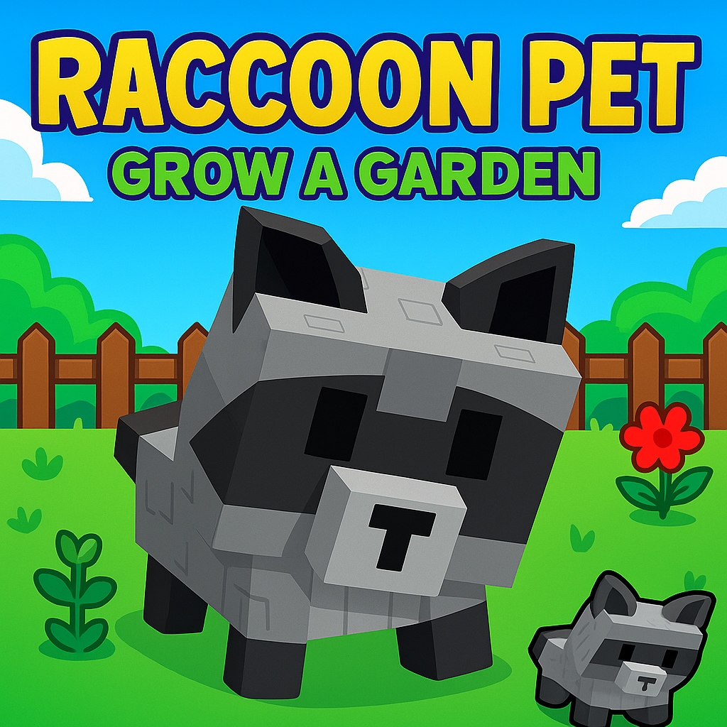 Raccoon – Grow a Garden | Roblox Pet - Stan: Produkt cyfrowy 35.99PLN ...