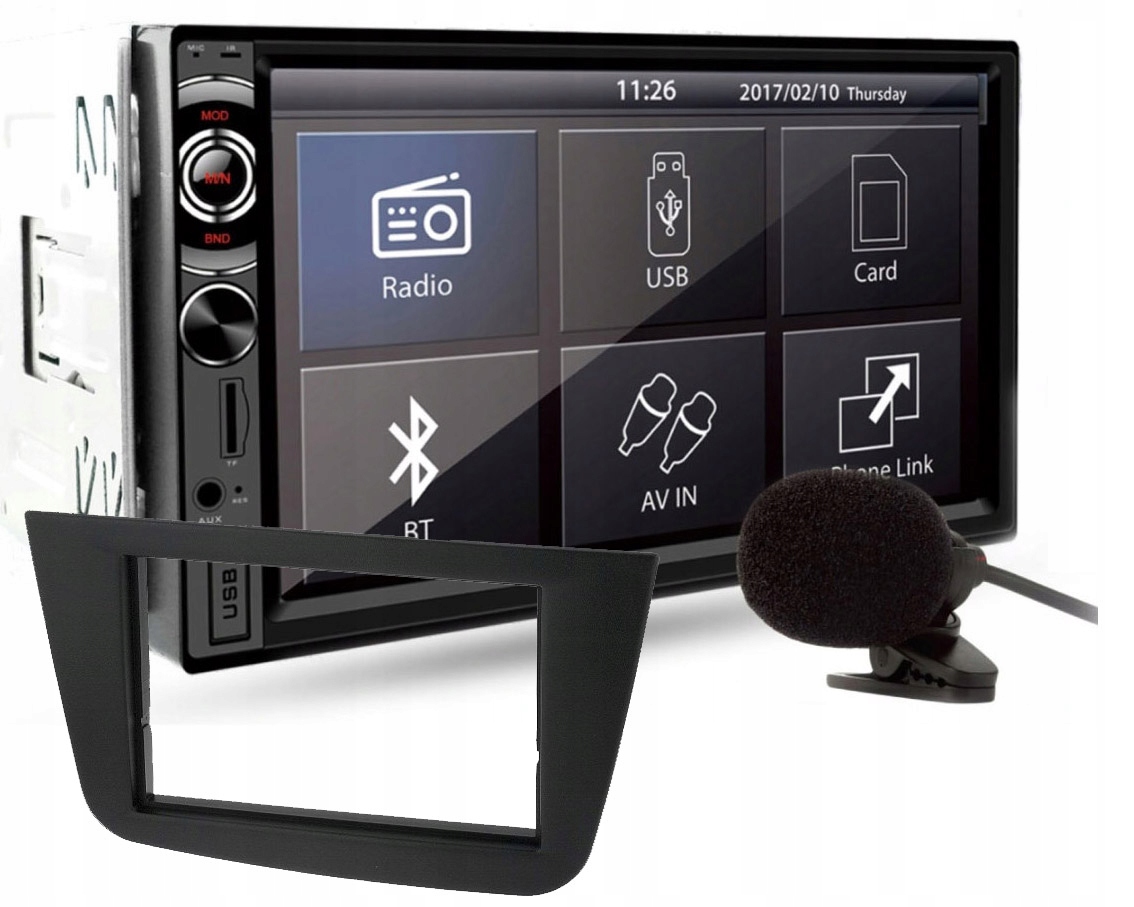 RADIO SAMOCHODOWE 2 DIN SEAT ALTEA TOLEDO OD 2004 - Sklep, Opinie, Cena w Allegro