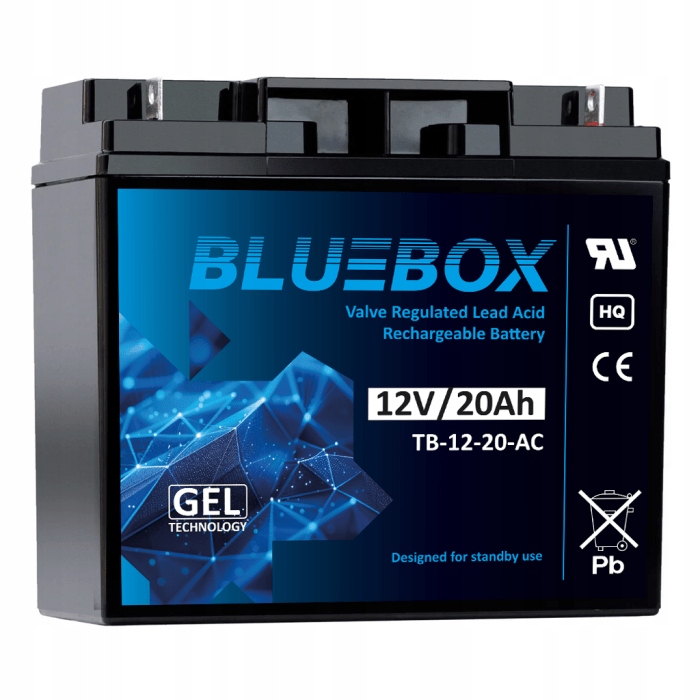 Akumulator żelowy BlueBox 20ah 12V - Sklep, Opinie, Cena w Allegro