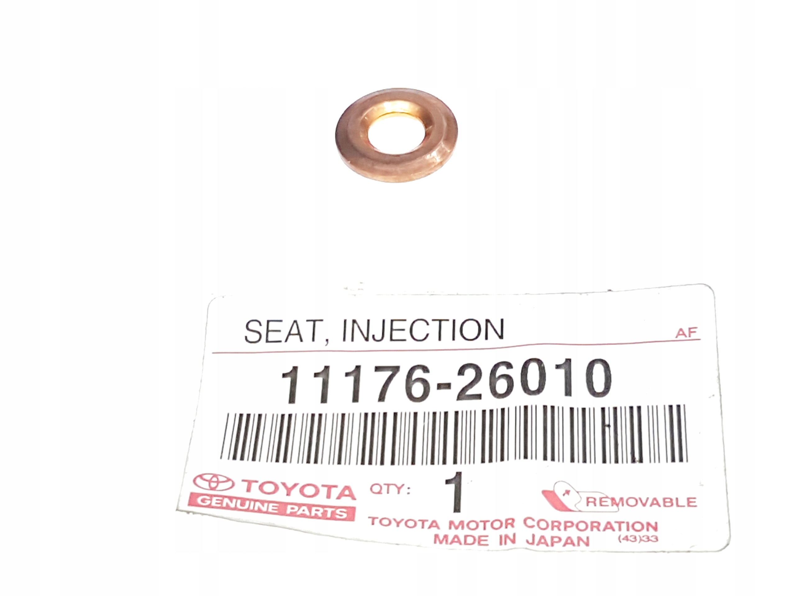 PODKŁADKA WTRYSKIWACZA 11176-51010 ORYGINAŁ TOYOTA za 52.73PLN z ...