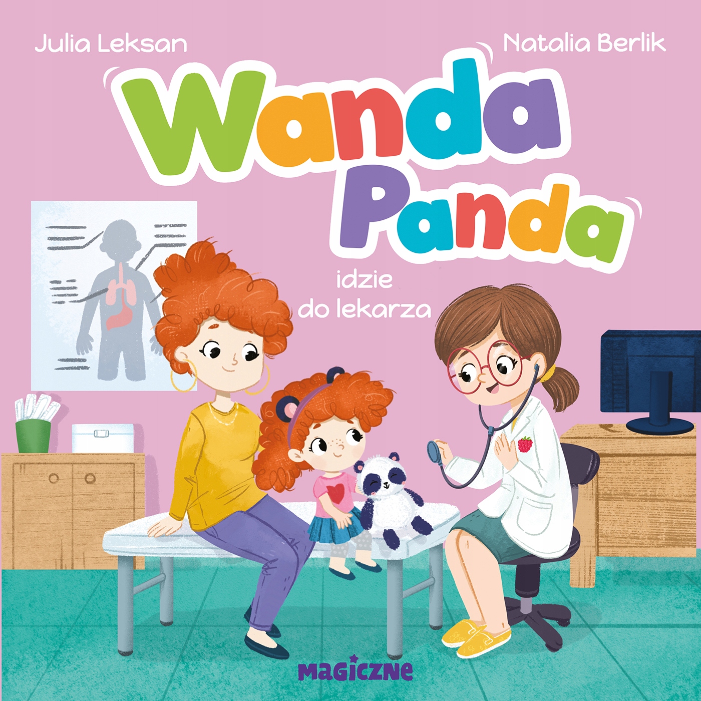 Wanda Panda idzie do lekarza Julia Leksan Książki dla dzieci (17987799273) | Allegro