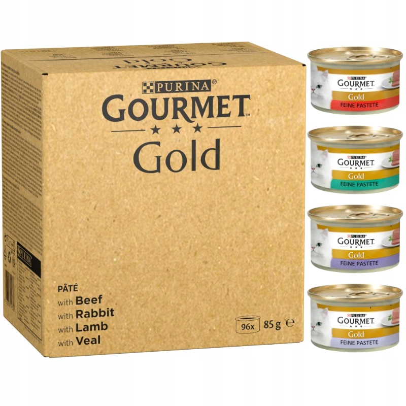 PURINA Gourmet Gold MUS MIX SMAKÓW 24x85g (3222270889759) • Cena ...