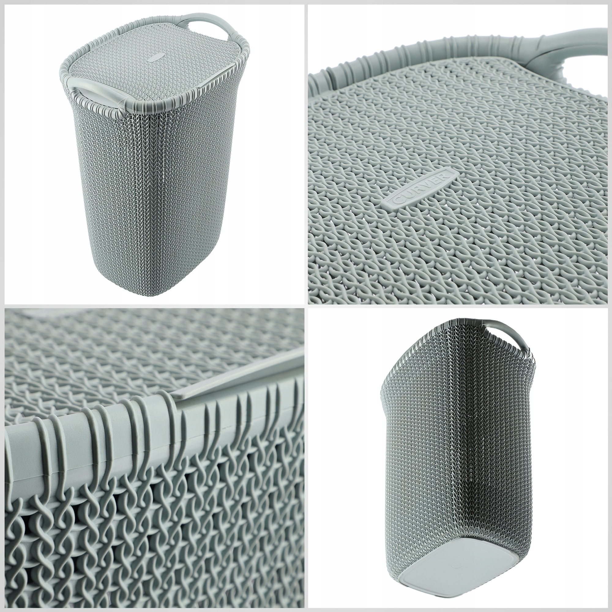 Kup Curver 228411 Kosz Na Pranie 57L Szaroniebieski na arena.pl i ciesz ...