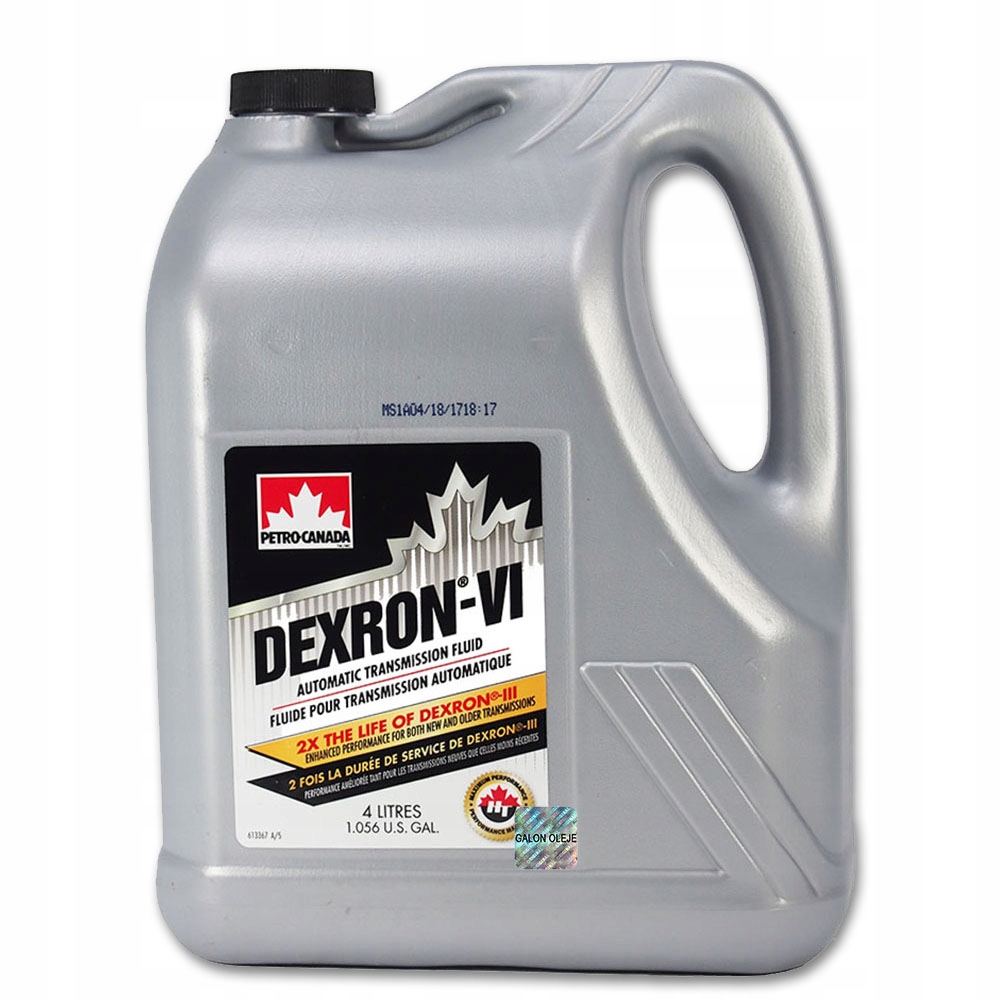 Olej przekładniowy Petro Canada Dexron-VI ATF 4 l - porównaj ceny ...